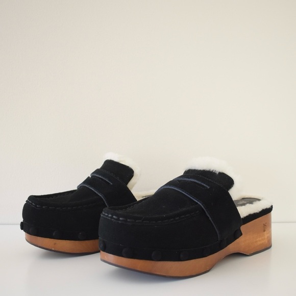 Frye | Shoes | Frye Melody Genuine Shearling Platform Clog | Poshmark